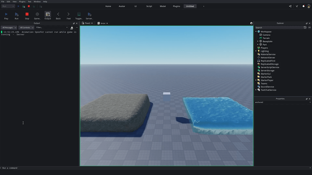 Part loses Touched/TouchEnded detection on terrain after underwater ...
