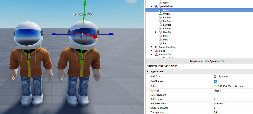 Problem with Reflectance on accessory - Building Support - Developer ...