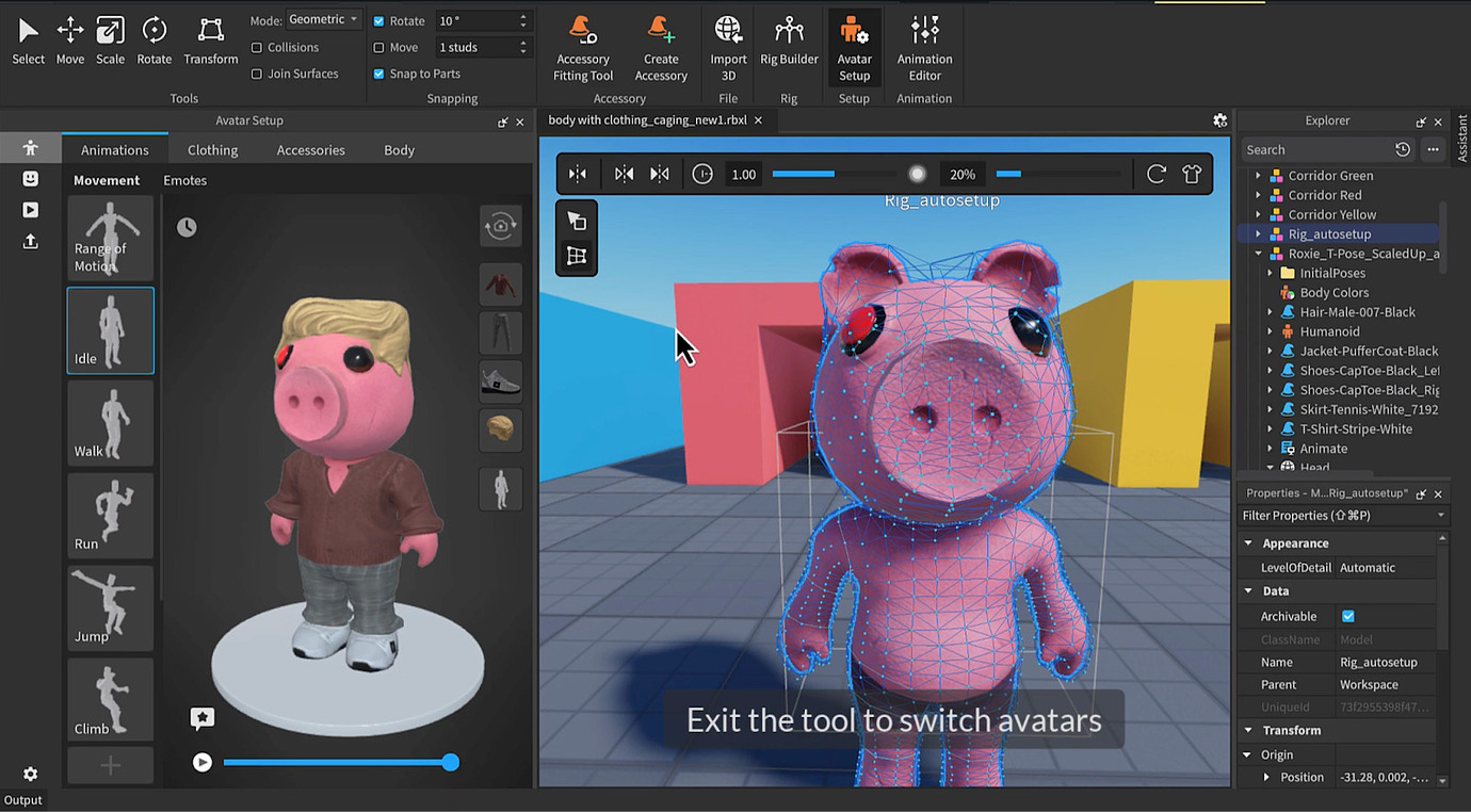 New features coming to Avatar Auto-Setup - Announcements - Developer ...