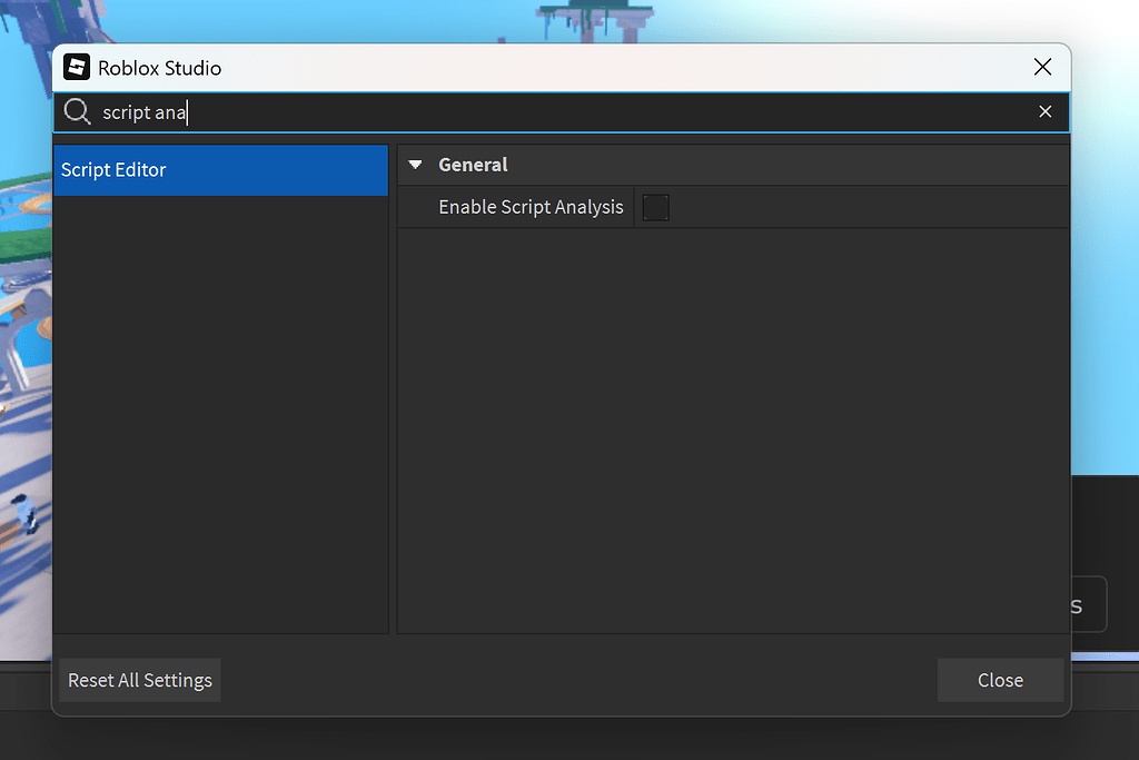 Unless we turn of script analysis, Studio uses 100% CPU and never loads ...