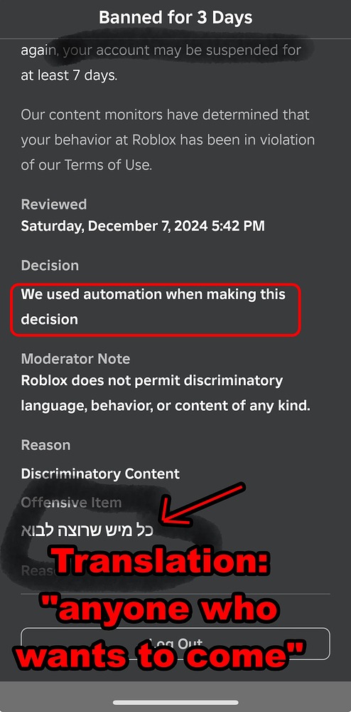Bad AI Chat Moderation Ruining My Game - Roblox Application and Website ...