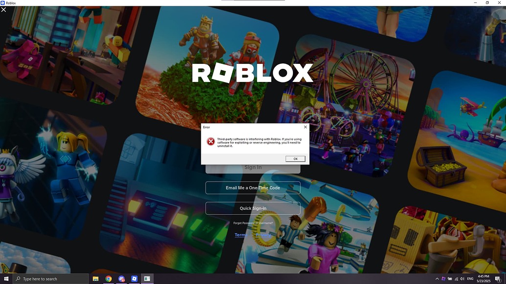 Roblox Player refuses to launch due to 'Third-party software ...