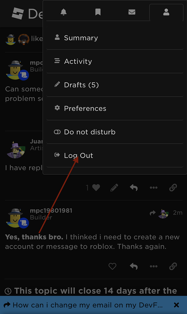 How can i change my email on my DevForum account?[SOLVED] - Platform Usage Support - Developer ...