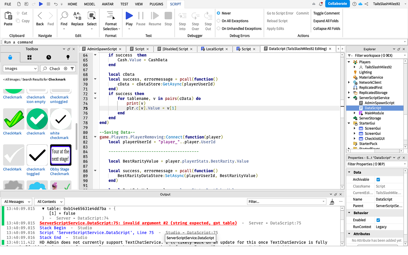 Getting a table name - Scripting Support - Developer Forum | Roblox