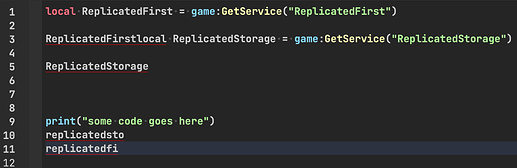 Service Autocomplete (code completions) - Community Resources ...