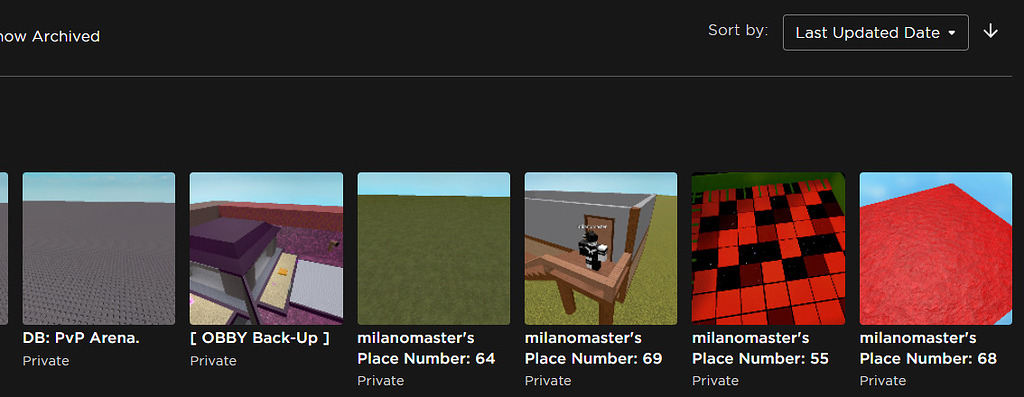 Random Experiences appearing on Last Updated - Platform Usage Support ...