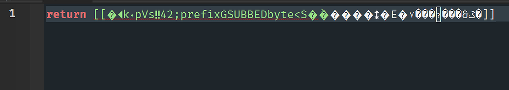 Encrypted string always becomes malformed - Scripting Support ...