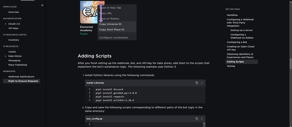 Where do you add this GDPR script? - Platform Usage Support - Developer Forum | Roblox