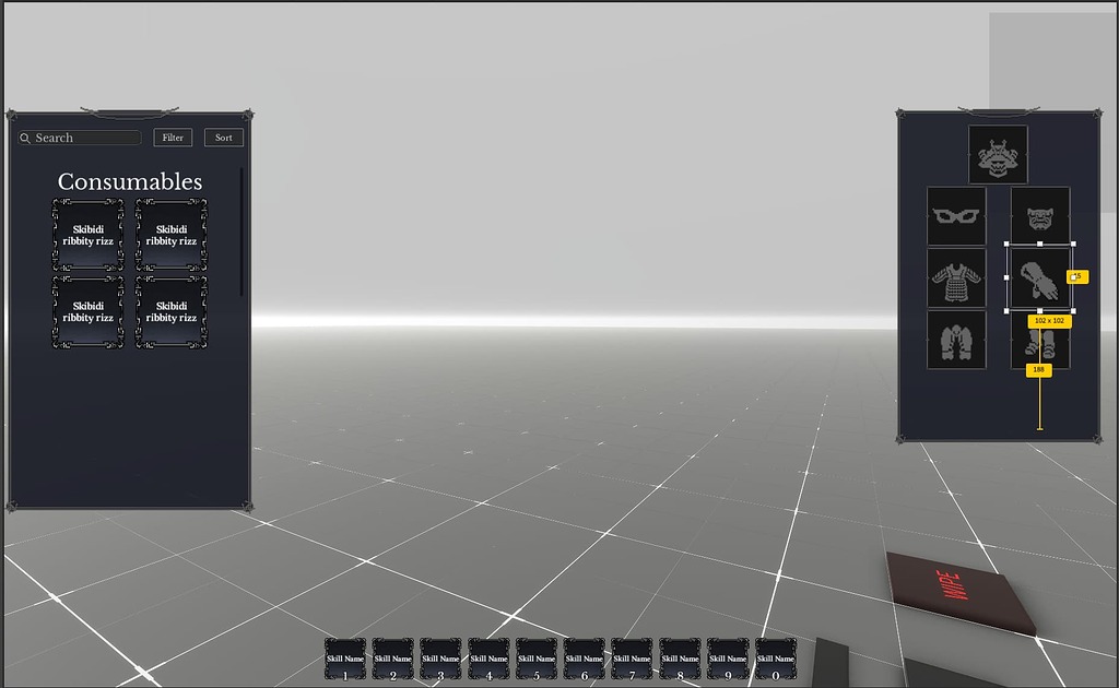 How to have UI elements be the same size across different containers ...