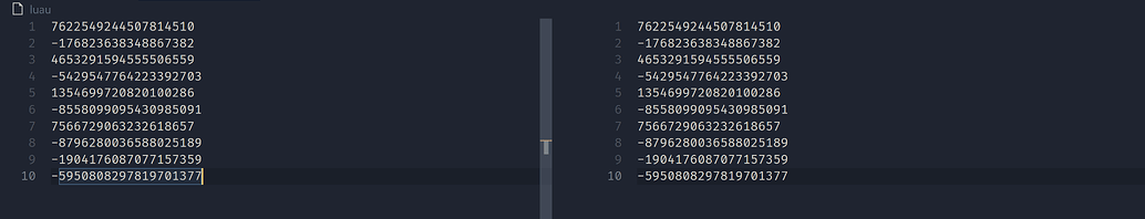 Javarandom V101 A Pure Lua Implementation Of Javas Random Class