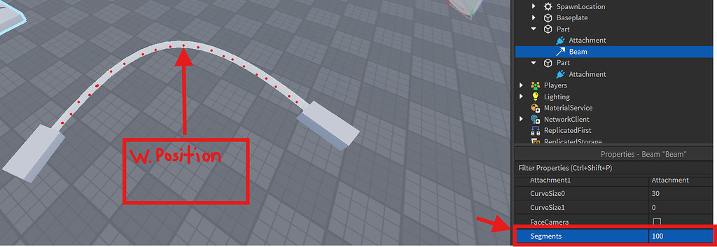 Is There A Way To Get The Position Of Points In A Beam Scripting Support Developer Forum
