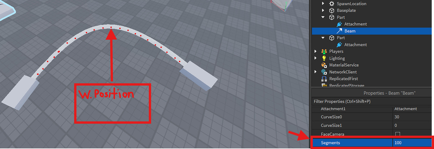 Is there a way to get the position of points in a beam? - Scripting Support - Developer Forum ...