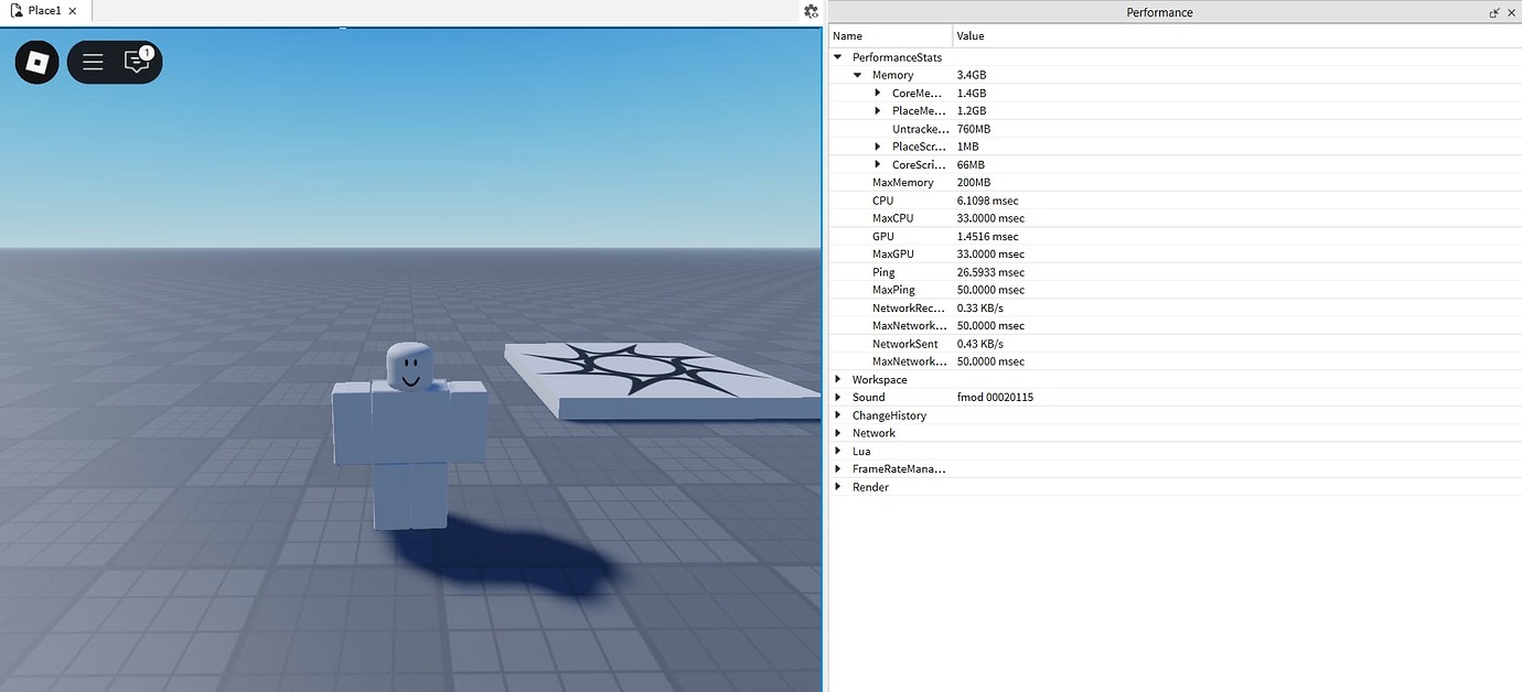 3.4GB Client Memory Usage on Empty Baseplate — Is This Normal? - Platform Usage Support ...