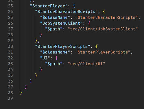 Rojo error | ClassName for Instance "ReplicatedFirst" was specified in both the project file ...
