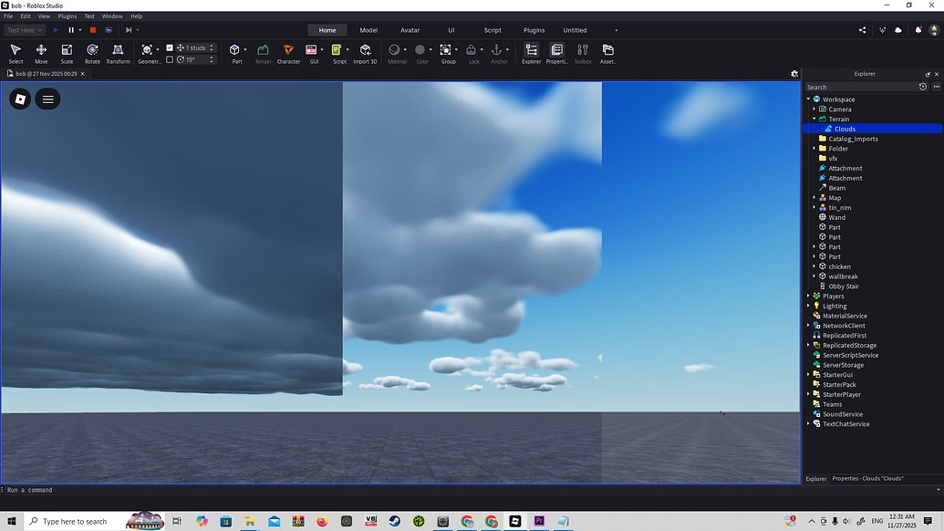 Skibidi Clouds, An attempt at fully volumetric 3d cloud in roblox ...