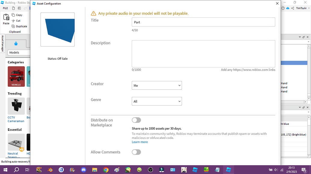 Uploading animation asset leads to asset configuration window breaking ...