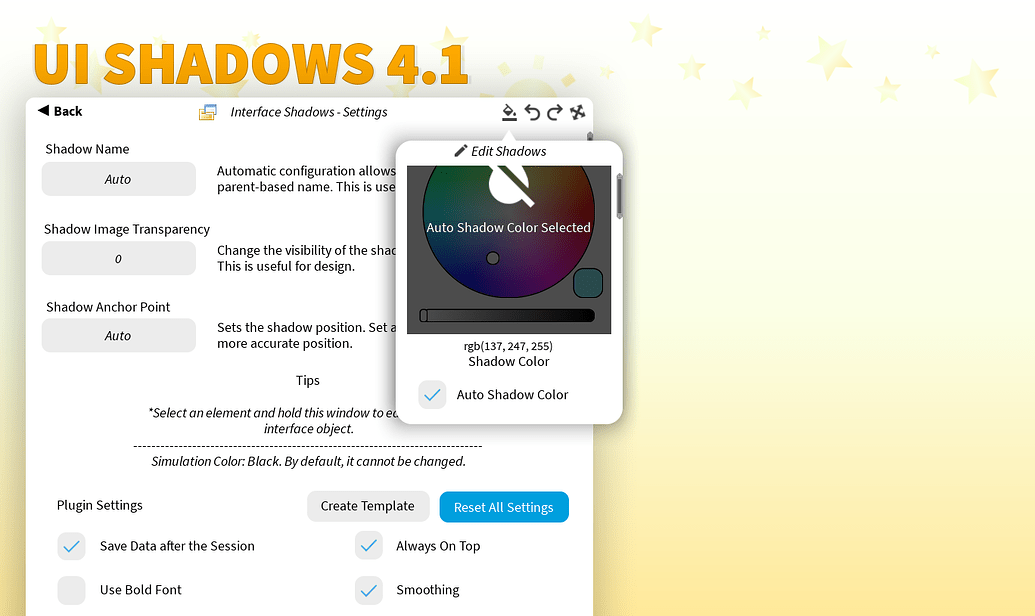 UI Shadows 4.2.1 - A lot of Shadows for UI! - Community Resources ...