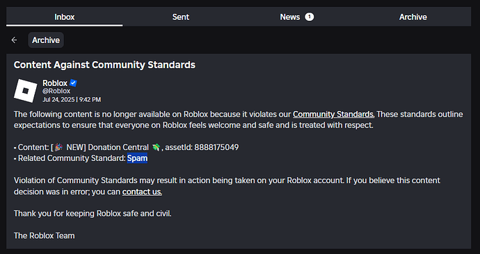Roblox AI Moderation Is Falsely Banning Legitimate Games for "Spam ...