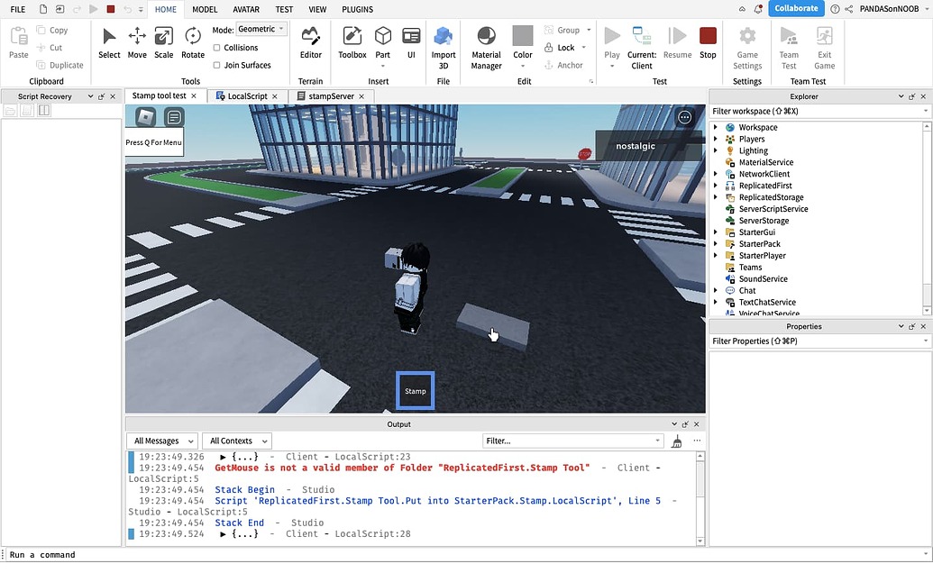 How to make part "collide" when dragged by mouse - Scripting Support - Developer Forum | Roblox
