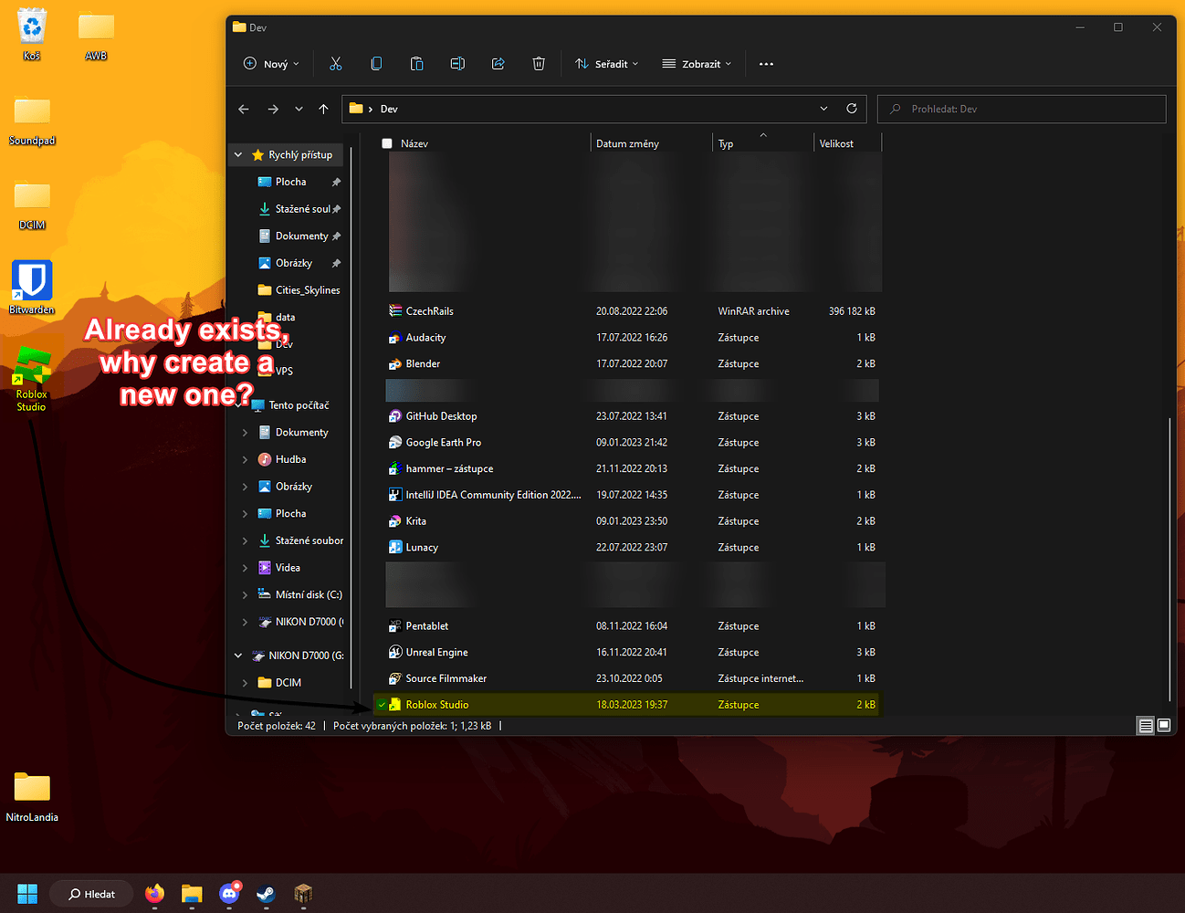 Studio should not attempt to create a desktop shortcut every time it ...