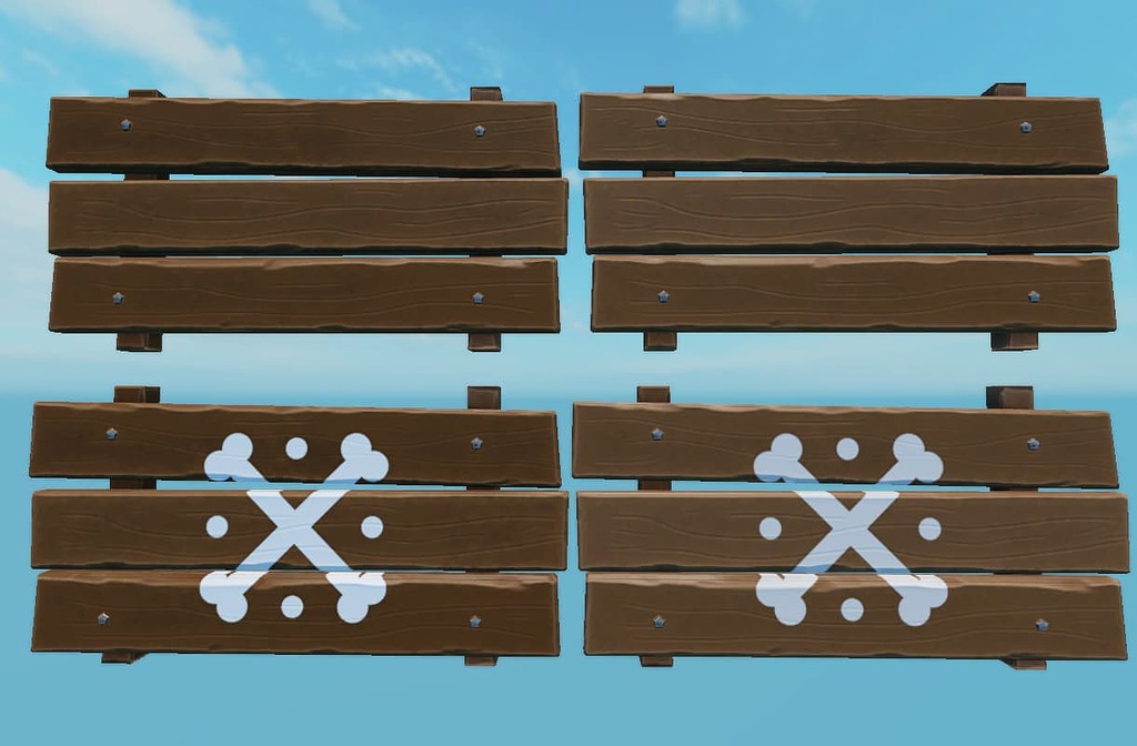 Stylized Wooden Signs [Recolorable] - Community Resources - Developer ...