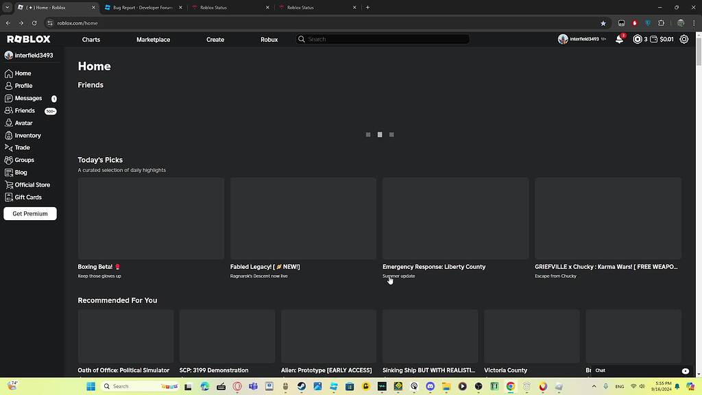 Clicking on Games inside of the Sponsor Tab leads you to Internal ...