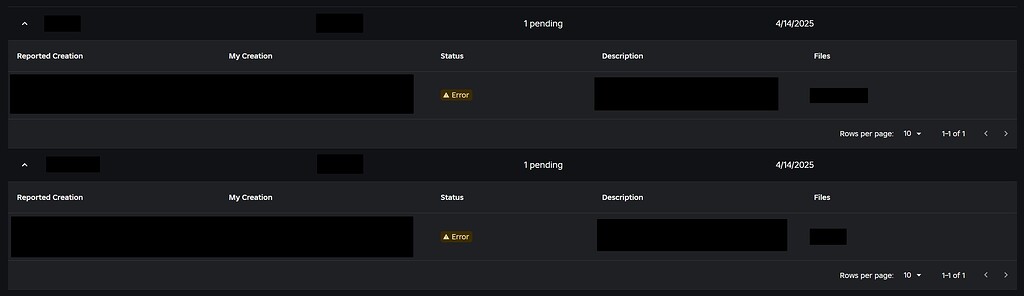 Issue with Removal Requests under Rights Manager - Roblox Application ...