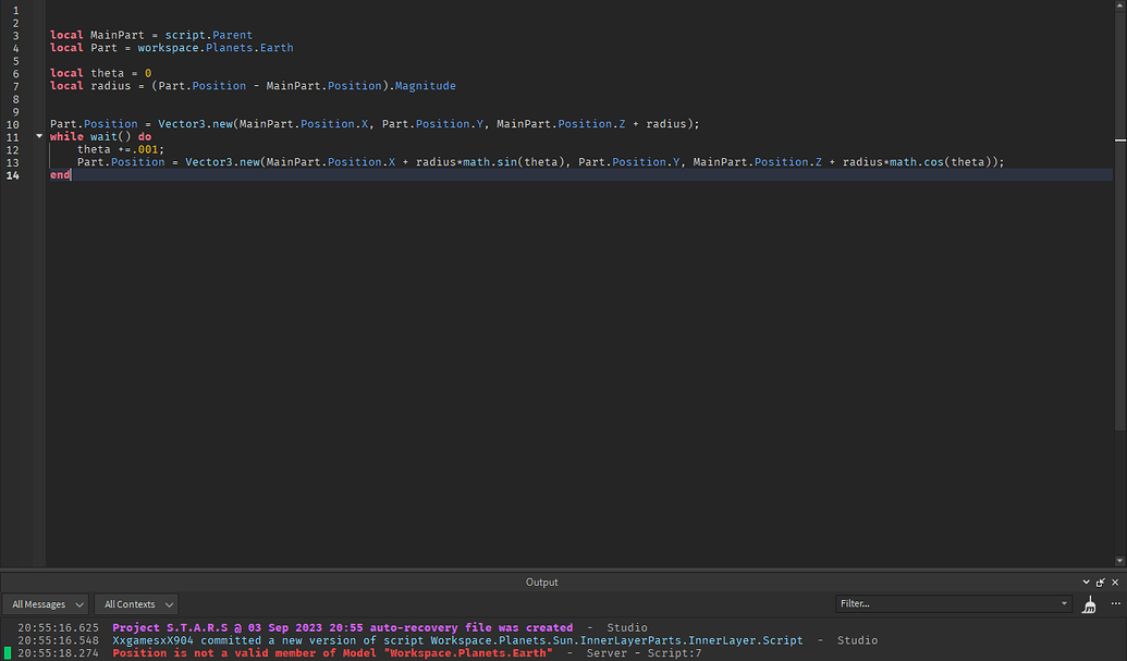 Position Is Not A Valid Member Of Model Scripting Support Developer Forum Roblox