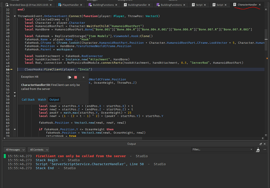 Cant use function FireClient() - Page 2 - Scripting Support - Developer Forum | Roblox