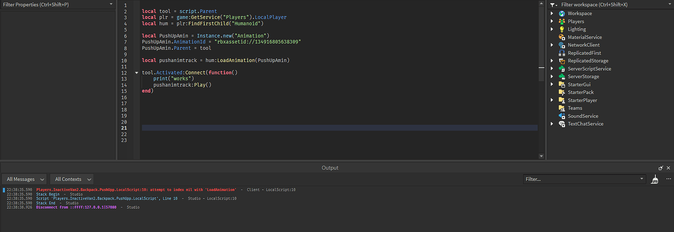 Issue loading animations - Scripting Support - Developer Forum | Roblox