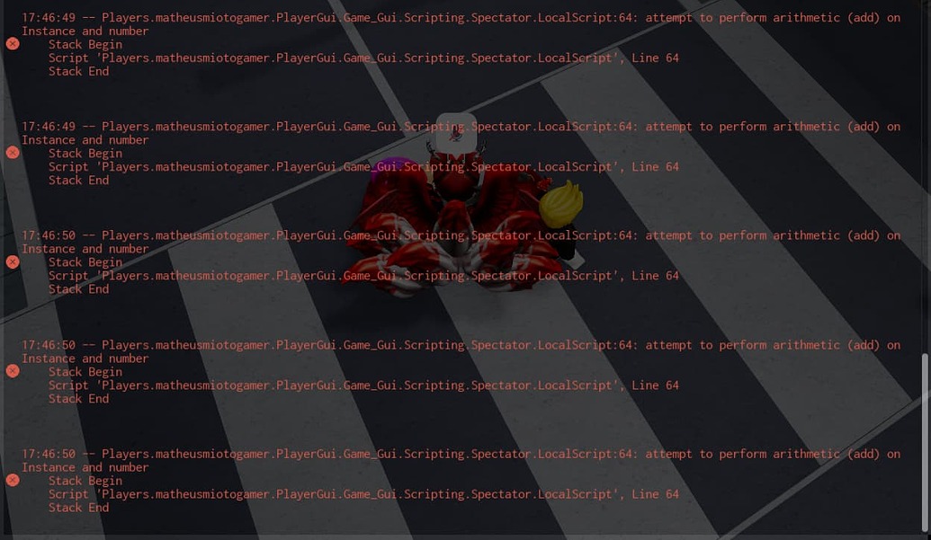 Old spectator script bug - Scripting Support - Developer Forum | Roblox