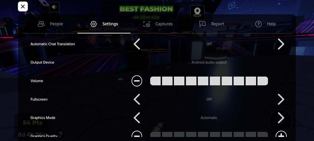 "Camera Sensitivity" option missing on Mobile - Roblox Application and Website Bugs - Developer ...