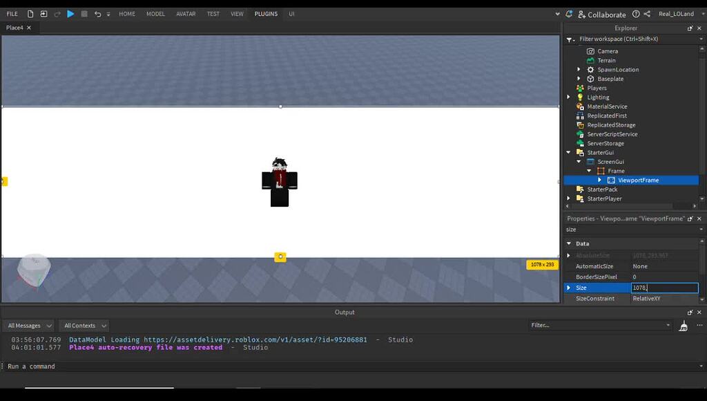 Viewport acting weird when parent frame is resized - Art Design Support - Developer Forum | Roblox