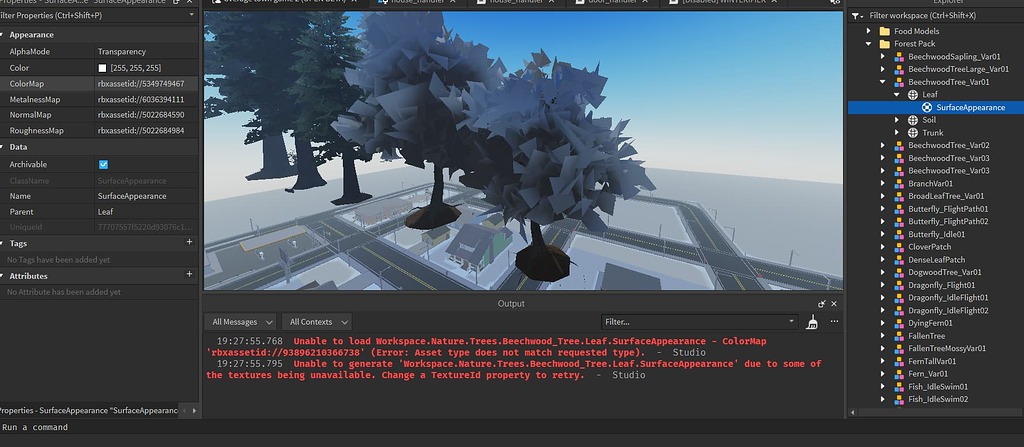 Forest Pack leaves not correctly rendering - Platform Usage Support - Developer Forum | Roblox
