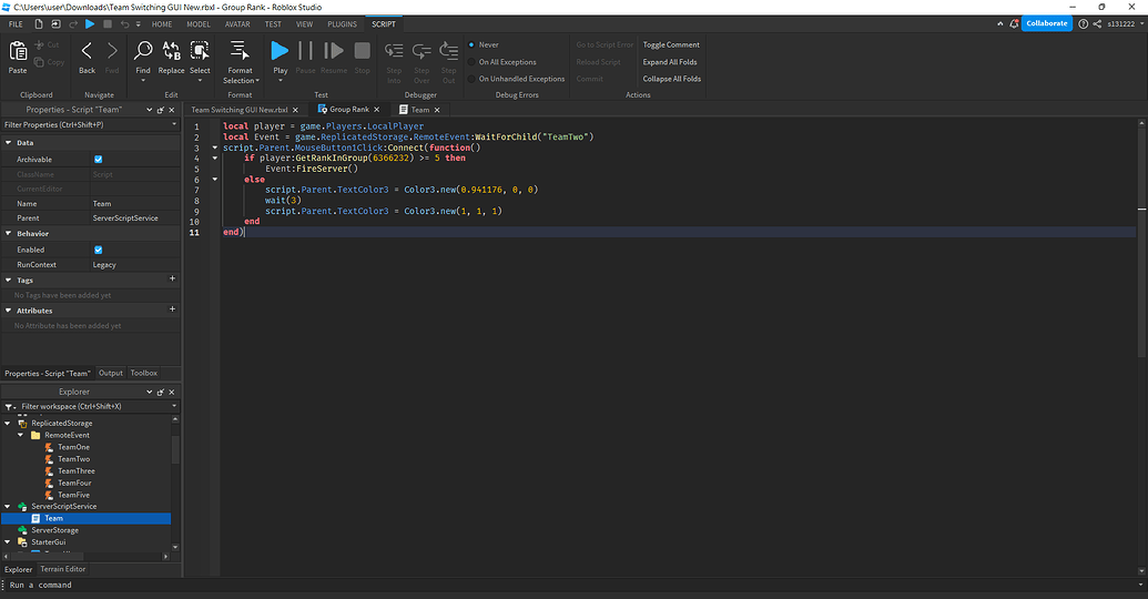 【Open-Source】 Team Switching GUI - Community Resources - Developer ...