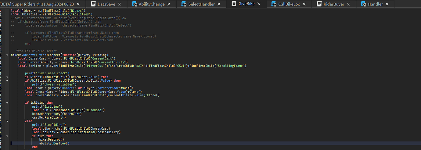 What does this error mean? - Scripting Support - Developer Forum | Roblox