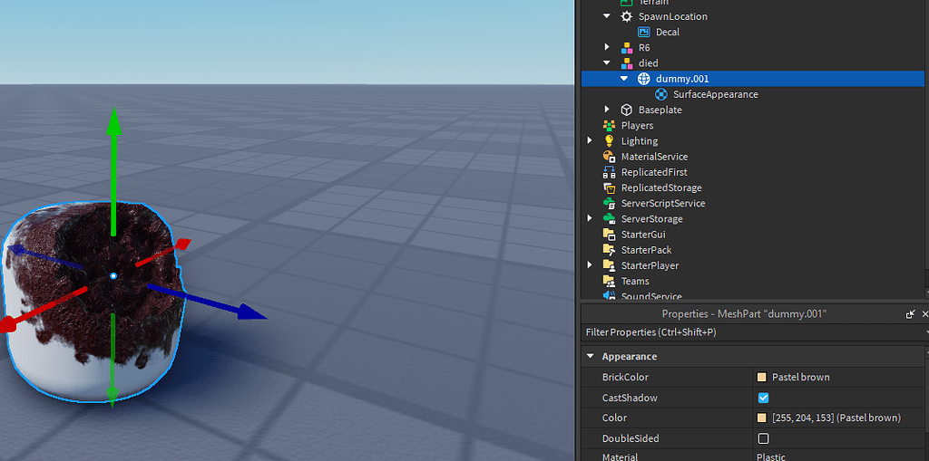 I'm trying to make roblox gore - Creations Feedback - Developer Forum ...