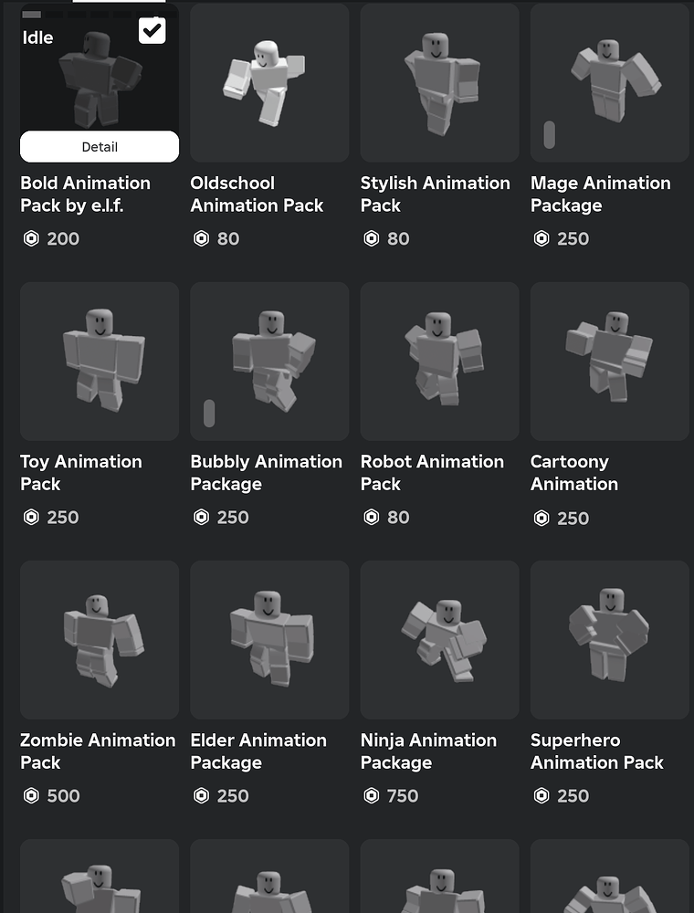 Replacing Anim Packs for part of a game - Scripting Support - Developer Forum | Roblox