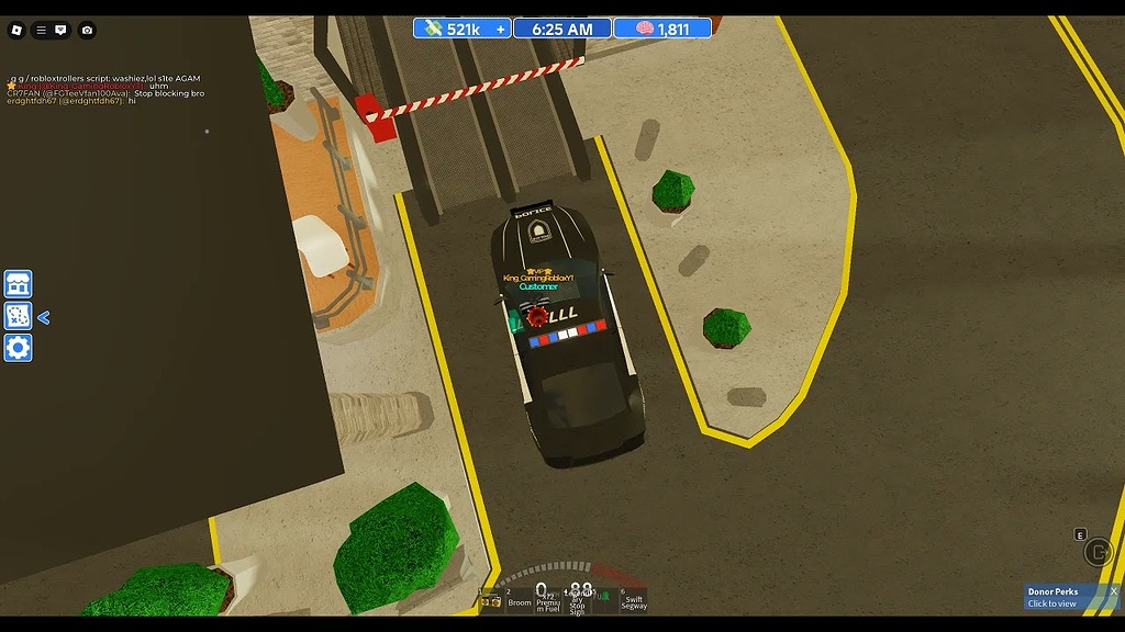 Users can send TALL messages and basically clear the entire chat ...