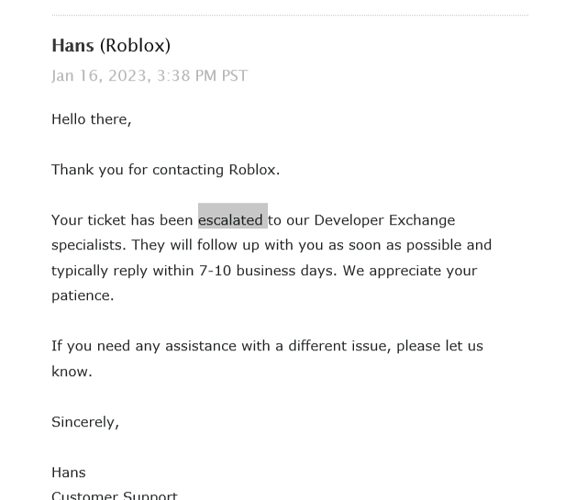 No way to appeal? - Forum Features - Developer Forum | Roblox
