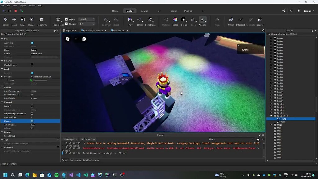 Feedback on Audio Visualisation System using lights - Creations Feedback - Developer Forum | Roblox
