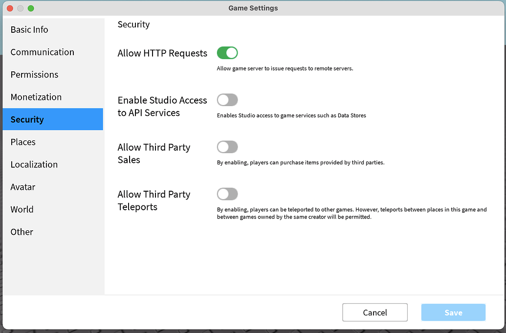 Roblox API script: How to load place ID of other players' game ...