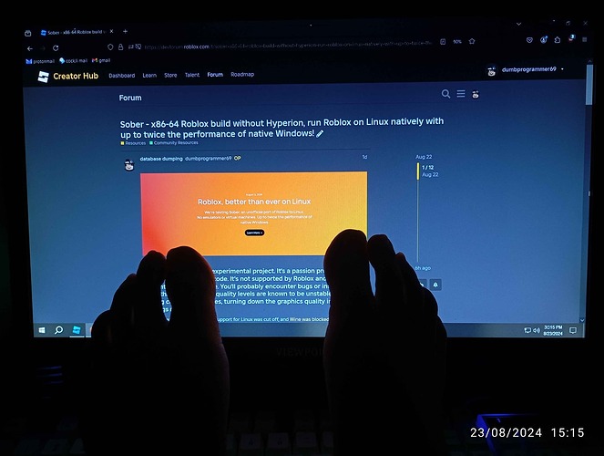Sober - x86-64 Roblox build without Hyperion, run Roblox on Linux natively with up to twice the ...