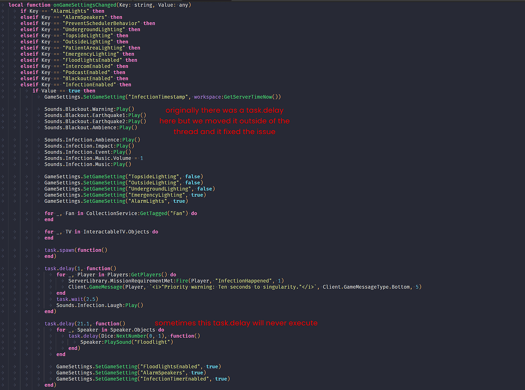 GoodSignal::Connect thread gets garbage collected after yielding - Scripting Support - Developer ...