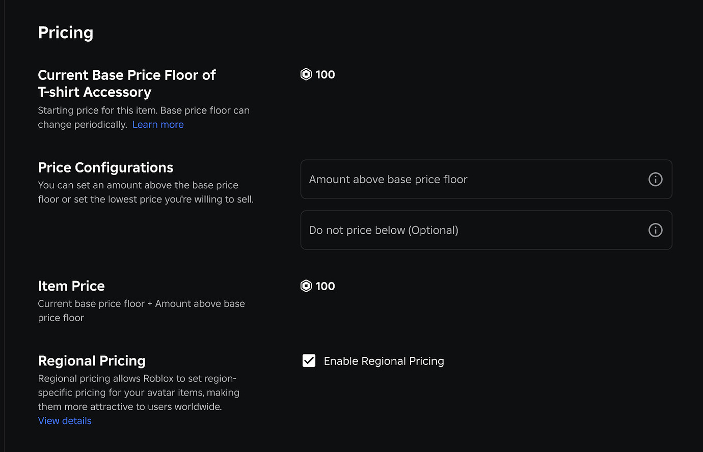 Regional Pricing for Avatar Items - Announcements - Developer Forum ...