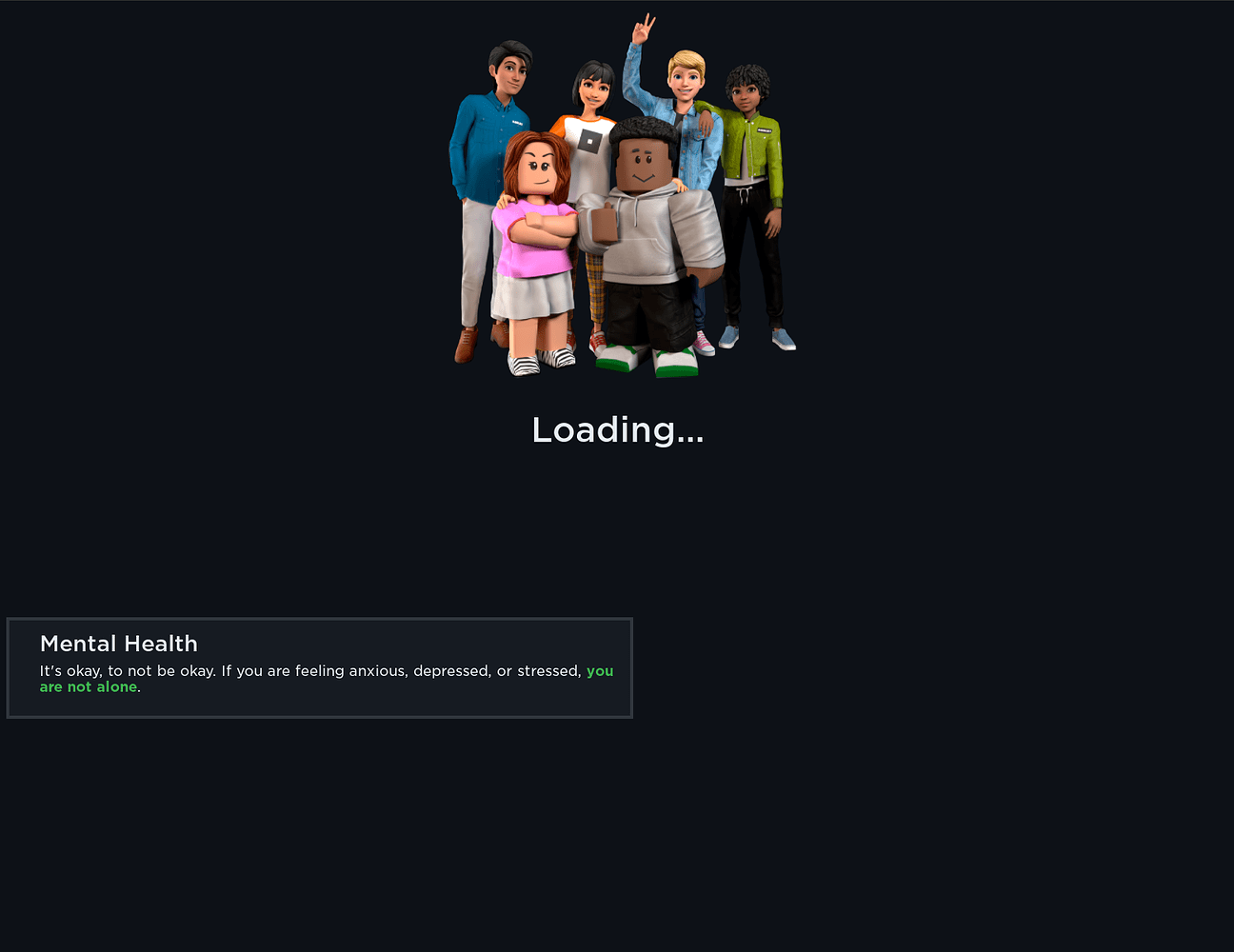 Easy Drop In Loading Screen — Mental Health Awareness - Community ...