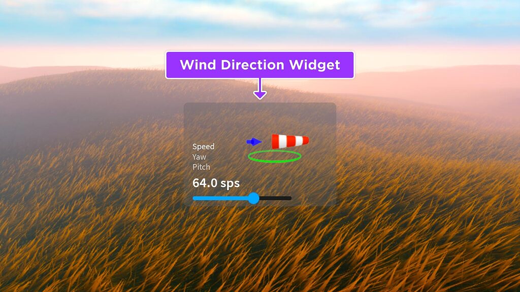 How can I get the skinned mesh from the Wind Direction Widget ...