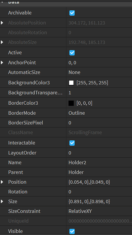 Last Item In Ui Scrolling Frame Cut Off Scripting Support Developer Forum Roblox