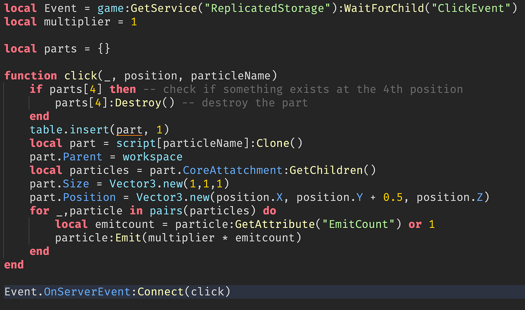 How to destroy part after click? - Scripting Support - Developer Forum | Roblox
