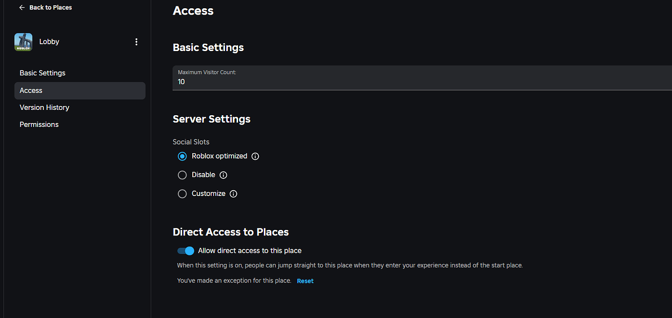 How do i join a place within an experience directly? - Scripting Support - Developer Forum | Roblox